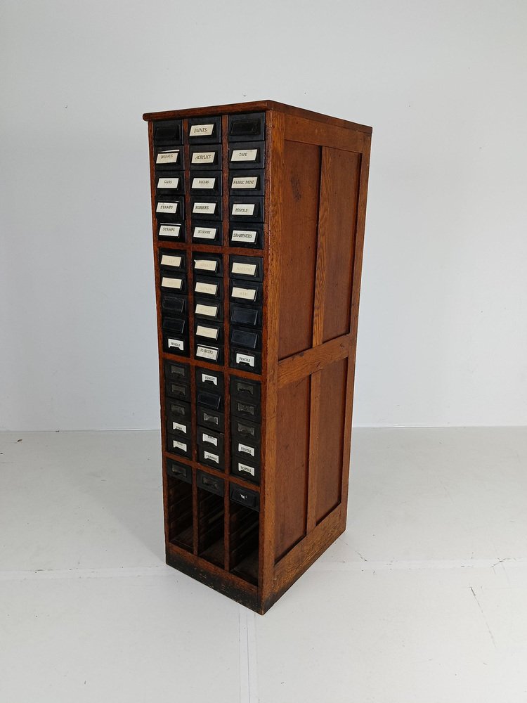 Antique Filling Cabinet for sale at Pamono