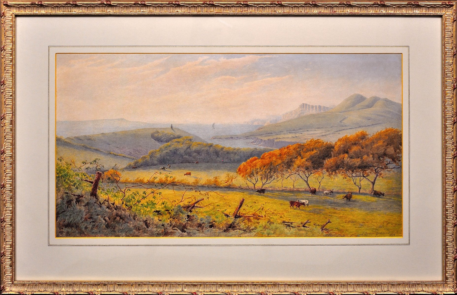 John Bedloe Goddard, Kimmeridge Bay & the Clavell Tower, The Purbecks ...