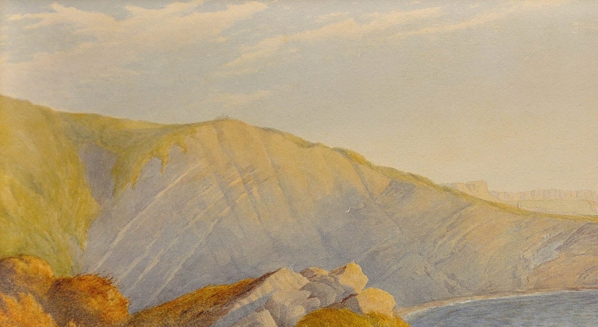 John Bedloe Goddard, Man O War Cove & Beach, The Purbecks, Dorset, 1875 ...