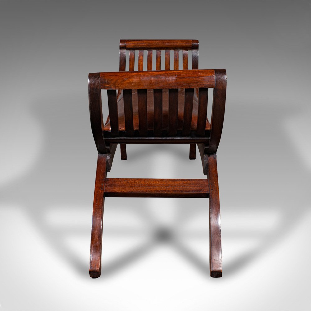 Vintage English Regency Revival Window Bench, 1970s for sale at Pamono