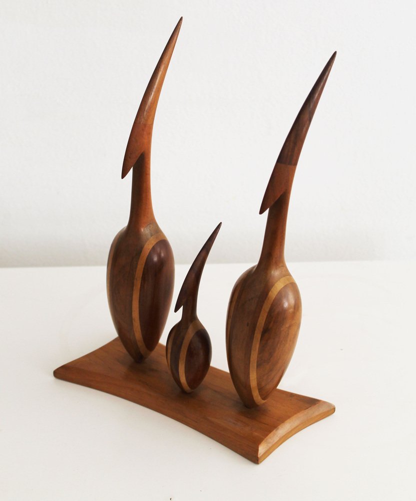 Mid-Century Birds Statue, 1960s for sale at Pamono