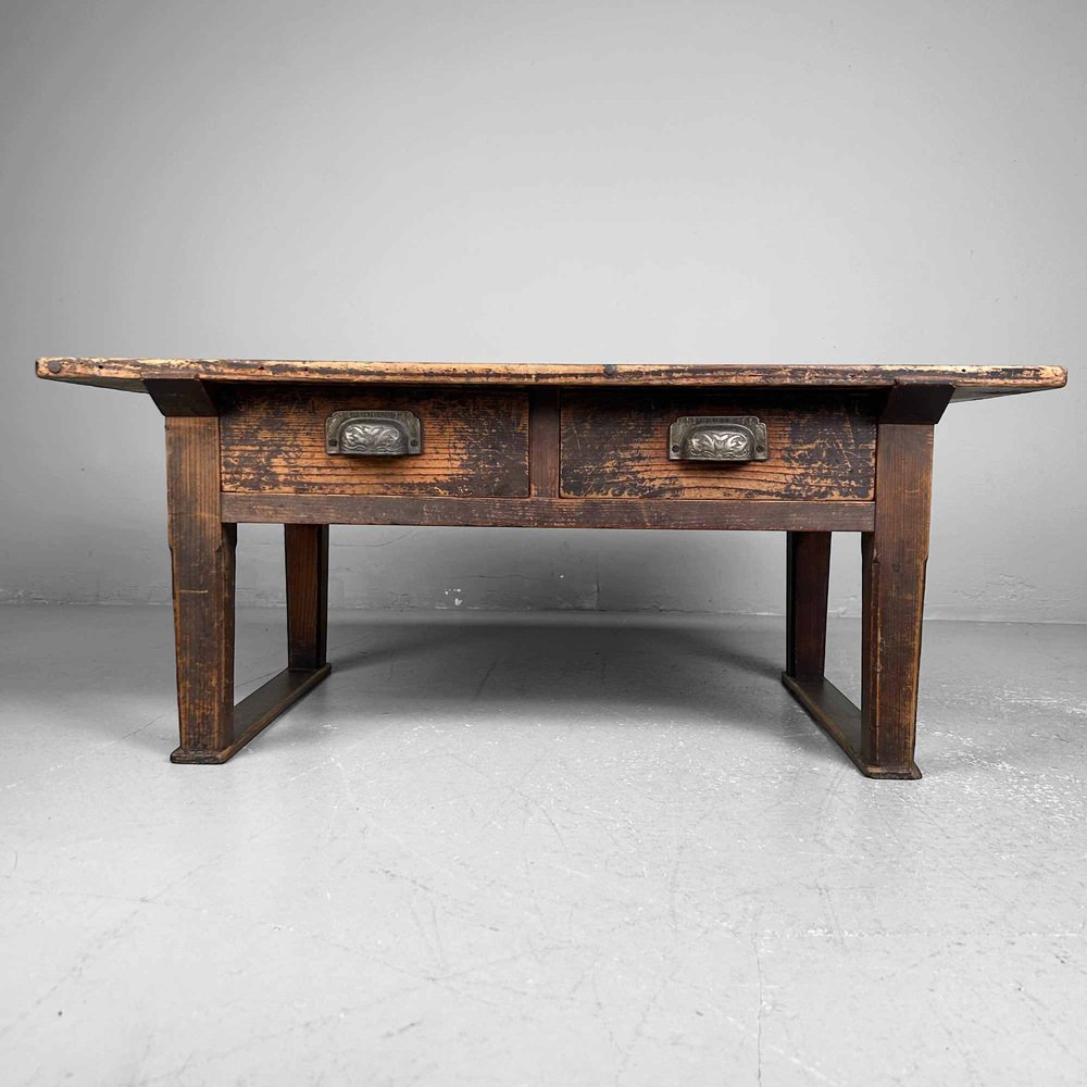 Japanese Traditional Low Writing Table, 1920s for sale at Pamono
