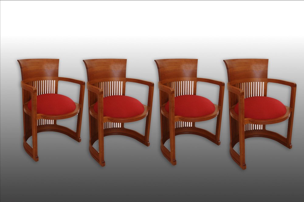 Dining Set by Frank Lloyd Wright, Set of 5 for sale at Pamono