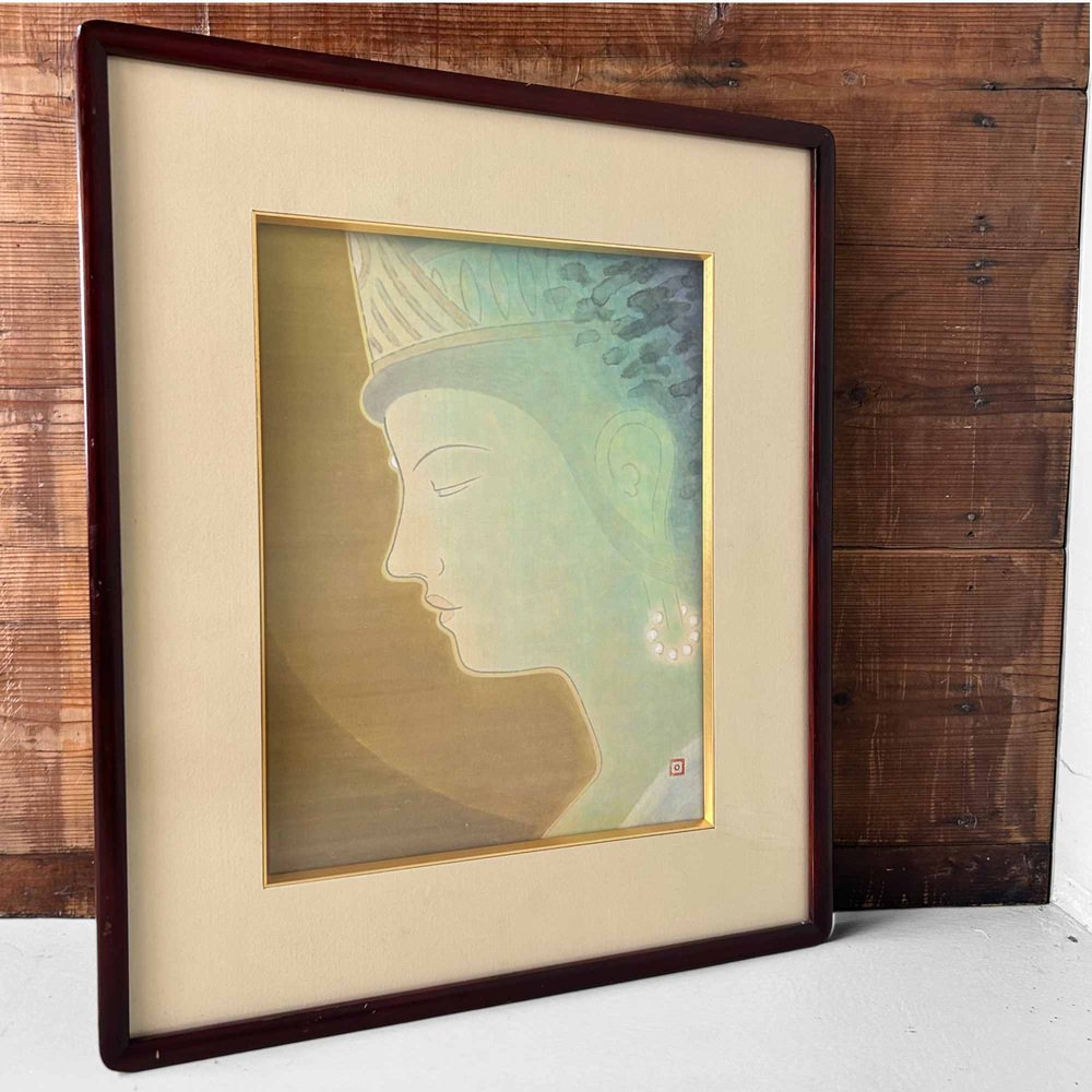 Reihō, Buddhist Ahimsa Kannon, 1995, Painting for sale at Pamono