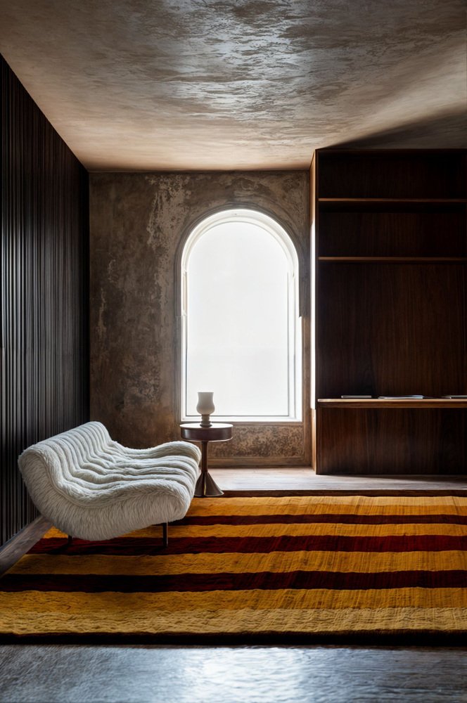 Musk Modern Rectangular Rug by Tapis Studio for Hommés Studio for sale ...