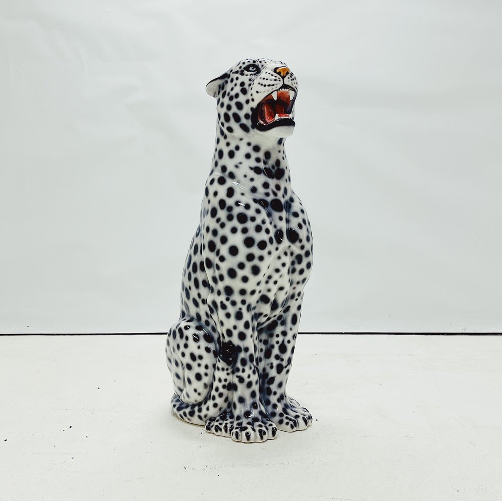 Snowleopard in Ceramic from Ceramiche Boxer for sale at Pamono