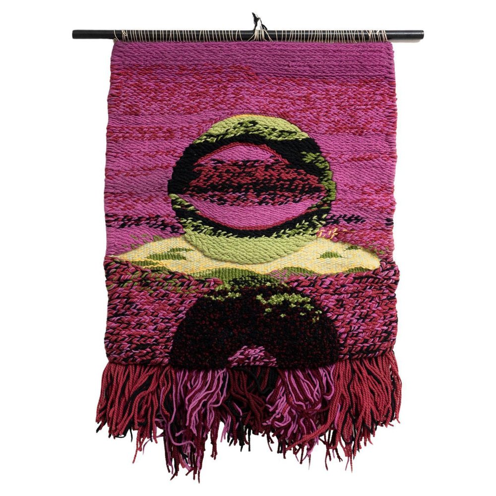 Mid-Century Modern Colorful Tapestry, 1970s for sale at Pamono