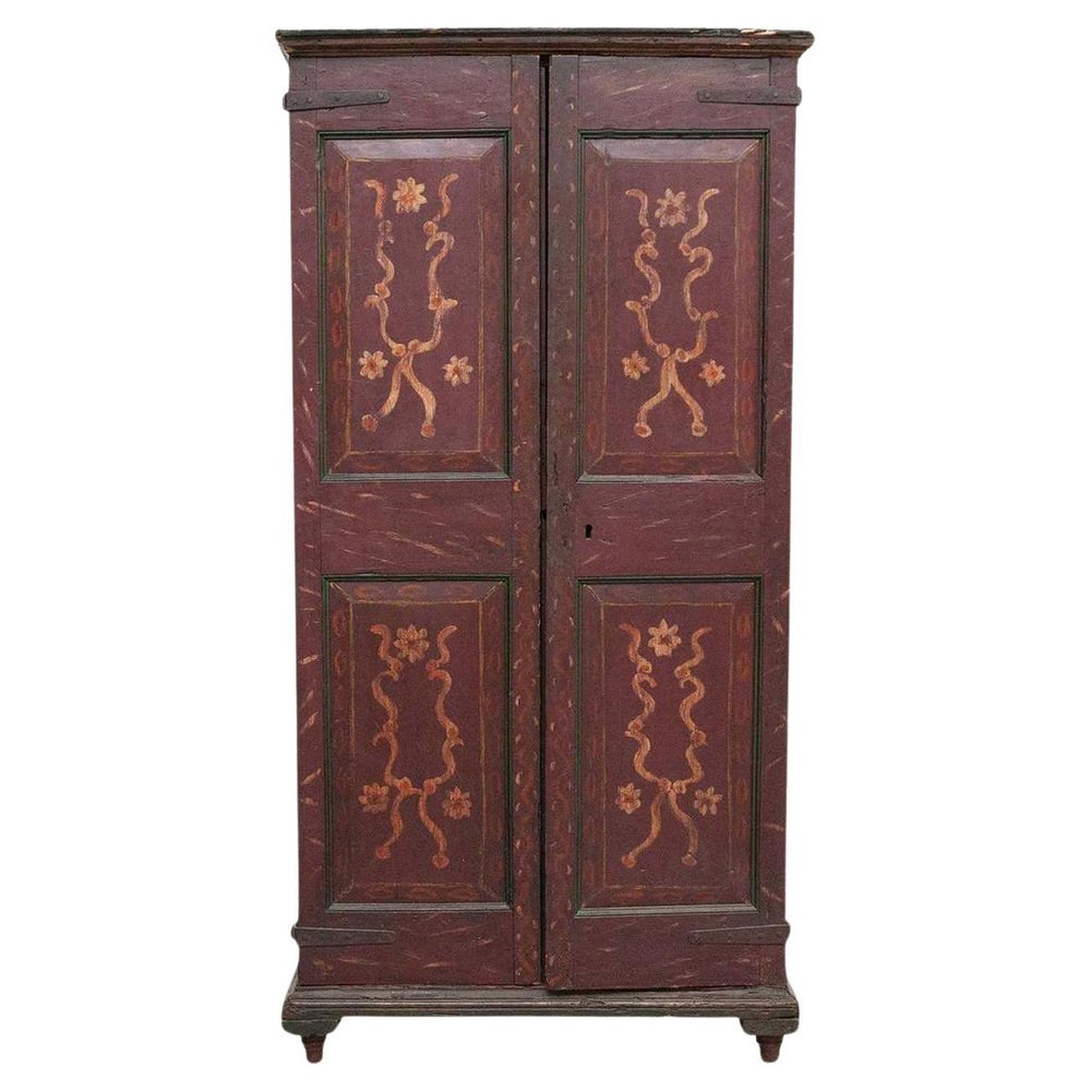 Traditional Spanish Polychrome Wardrobe, 1930s for sale at Pamono