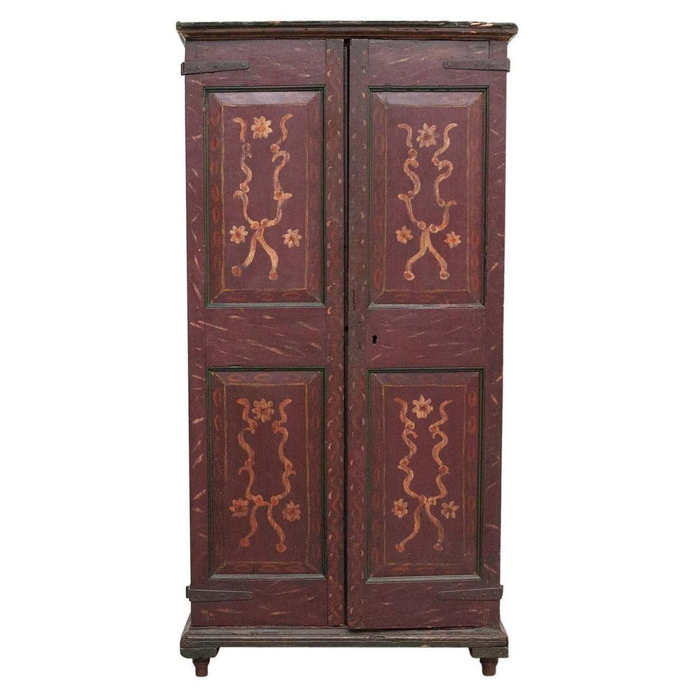 Traditional Spanish Polychrome Wardrobe, 1930s for sale at Pamono