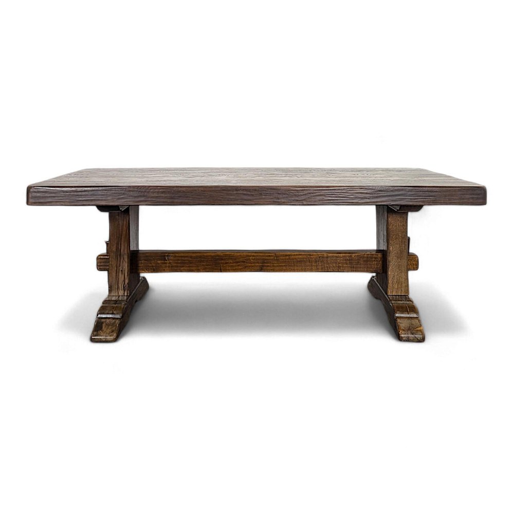 Oak Wood Monastery Table for sale at Pamono