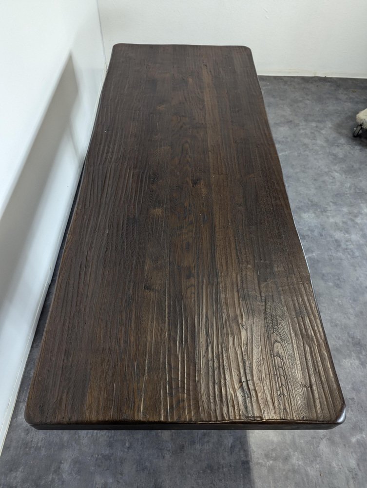 Oak Wood Monastery Table for sale at Pamono