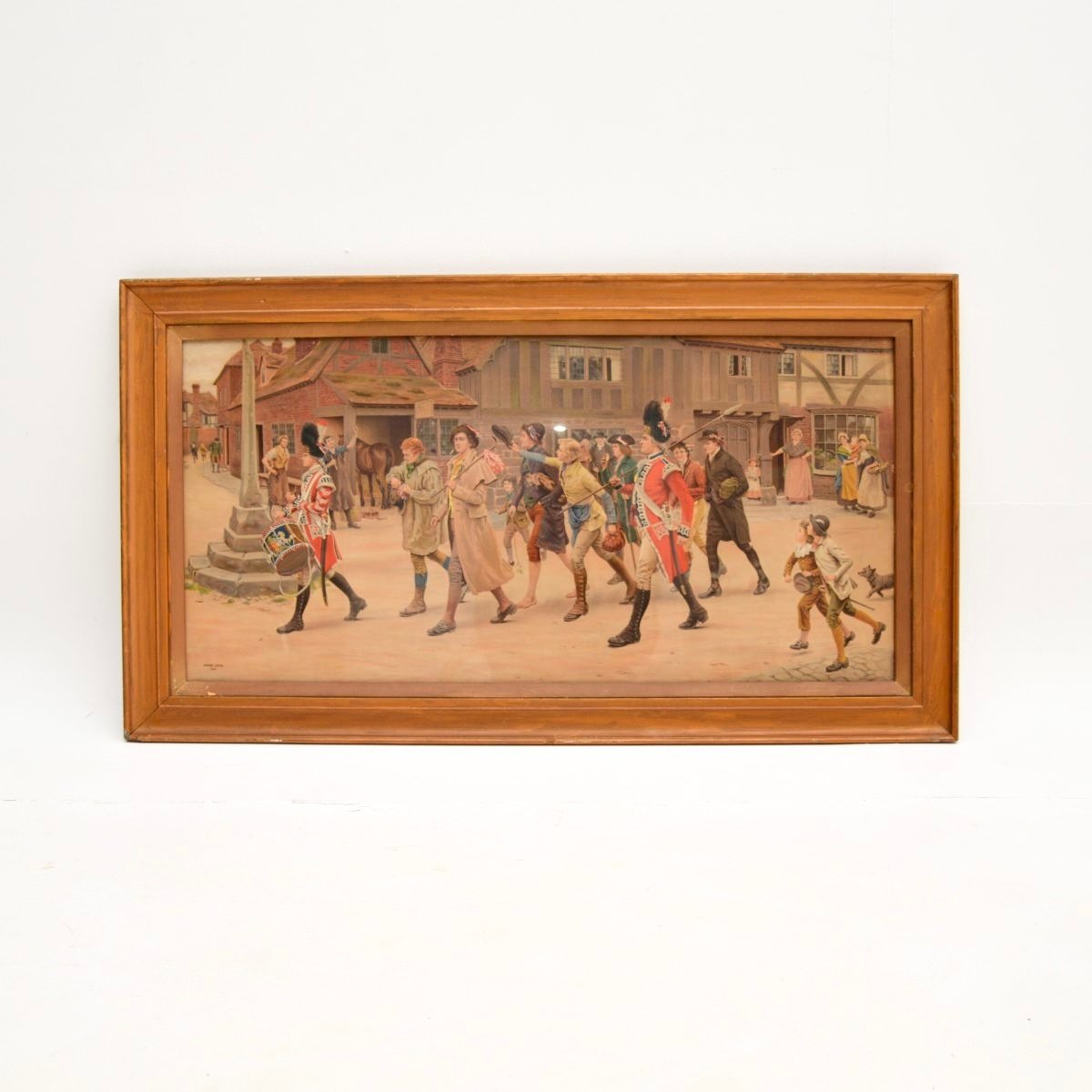 Frank Dadd, Soldiers, 1914, Watercolor for sale at Pamono