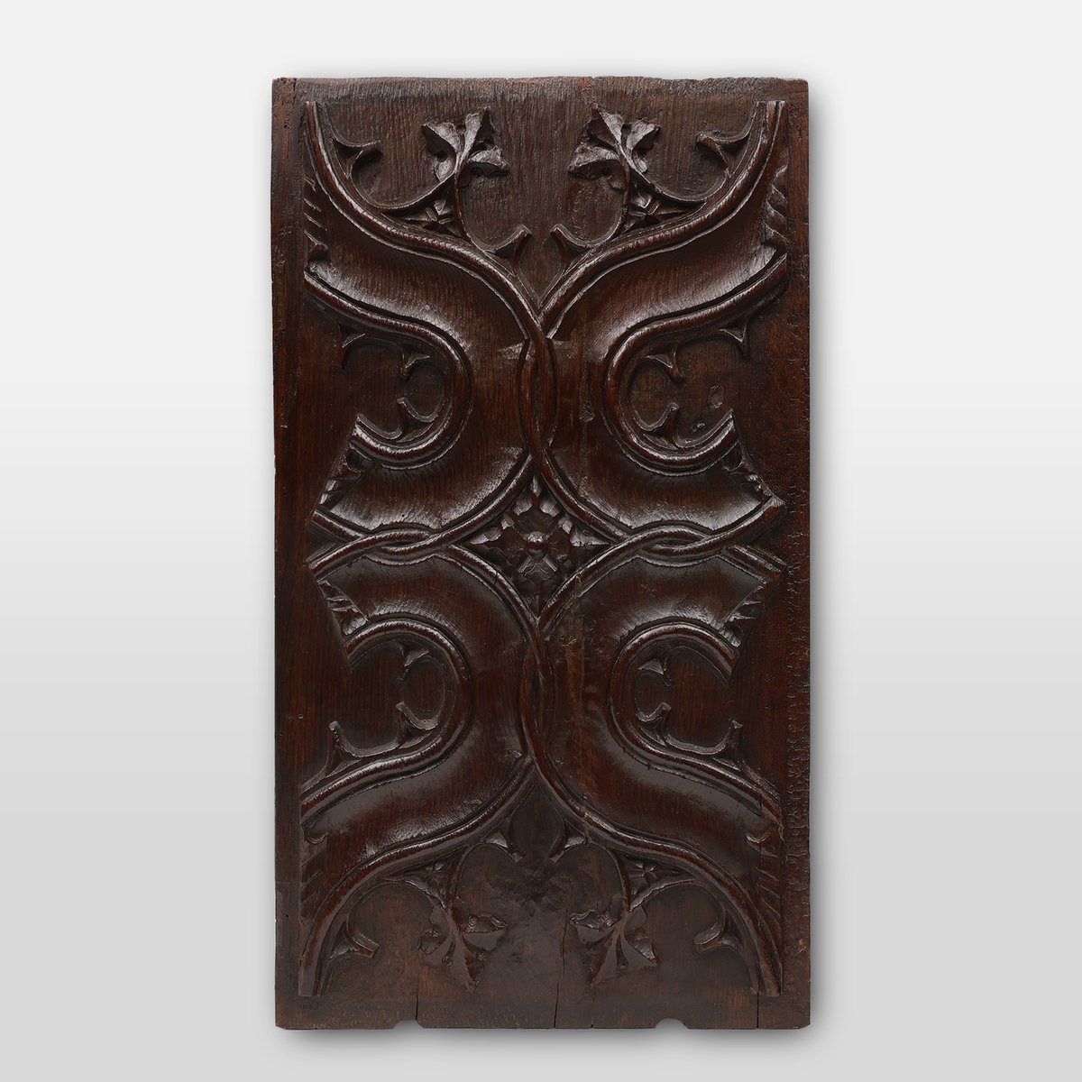 Hand Crafted Sculpted Oak Gothic Panel, Belgium, 16th Century for sale ...