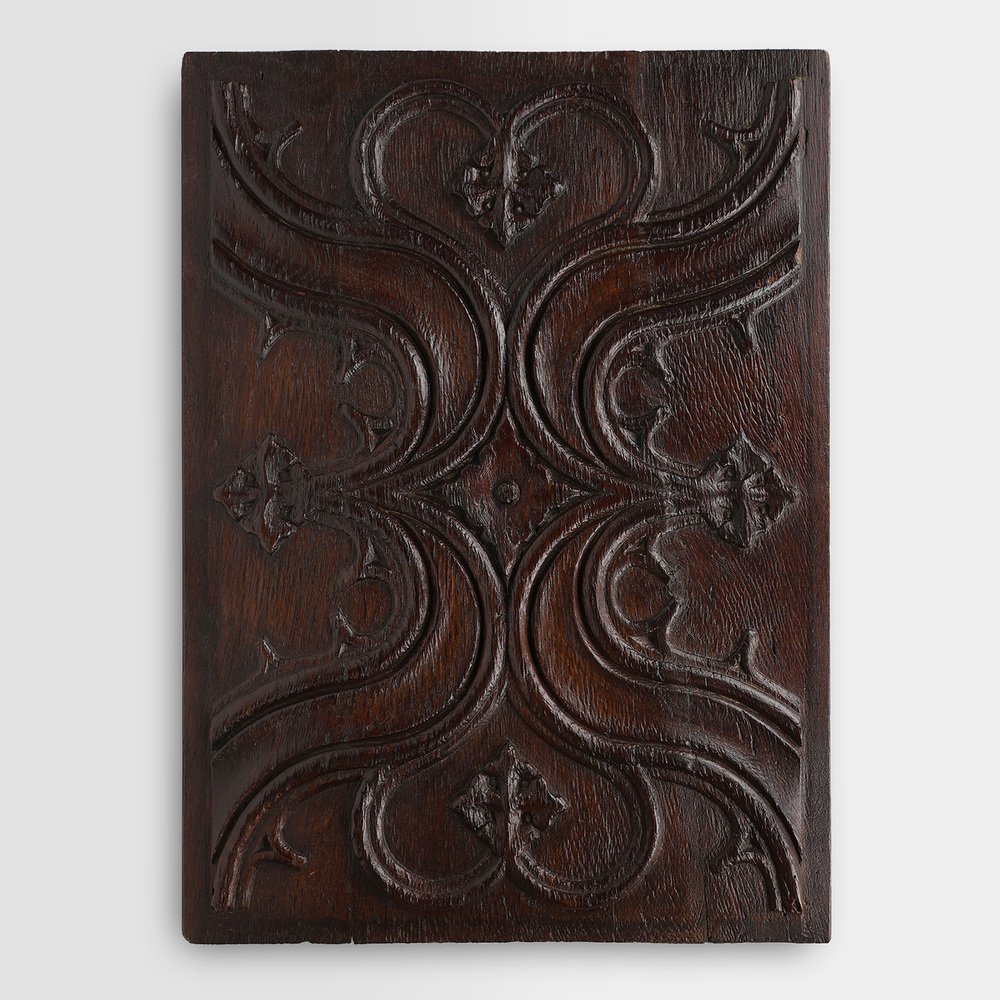 16th Century Hand-Crafted Gothic Panel in Oak, Belgium for sale at Pamono