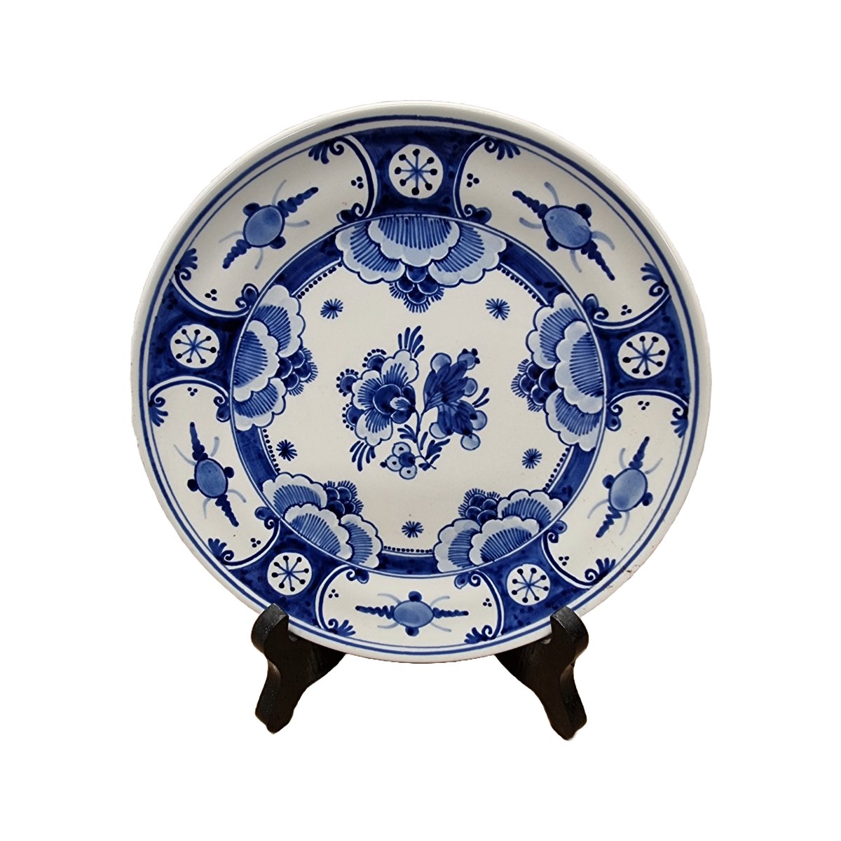 Dutch Ceramic Wall Plate from De Porceleyne Fles, 1979 for sale at Pamono