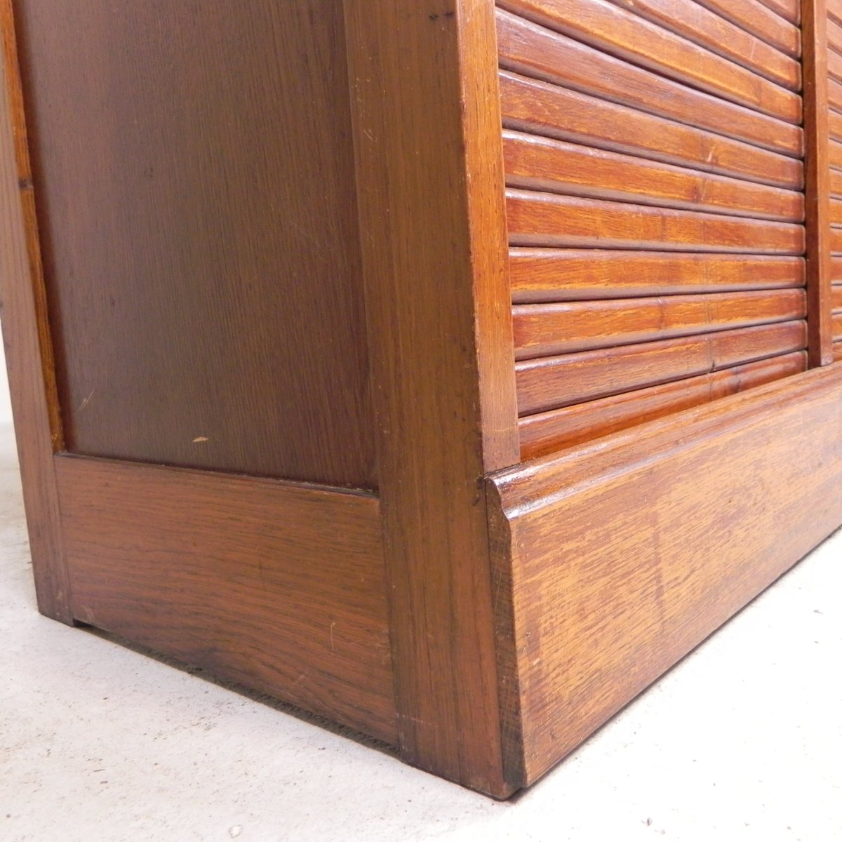 Oak Roller Shutter Box, 1950s for sale at Pamono