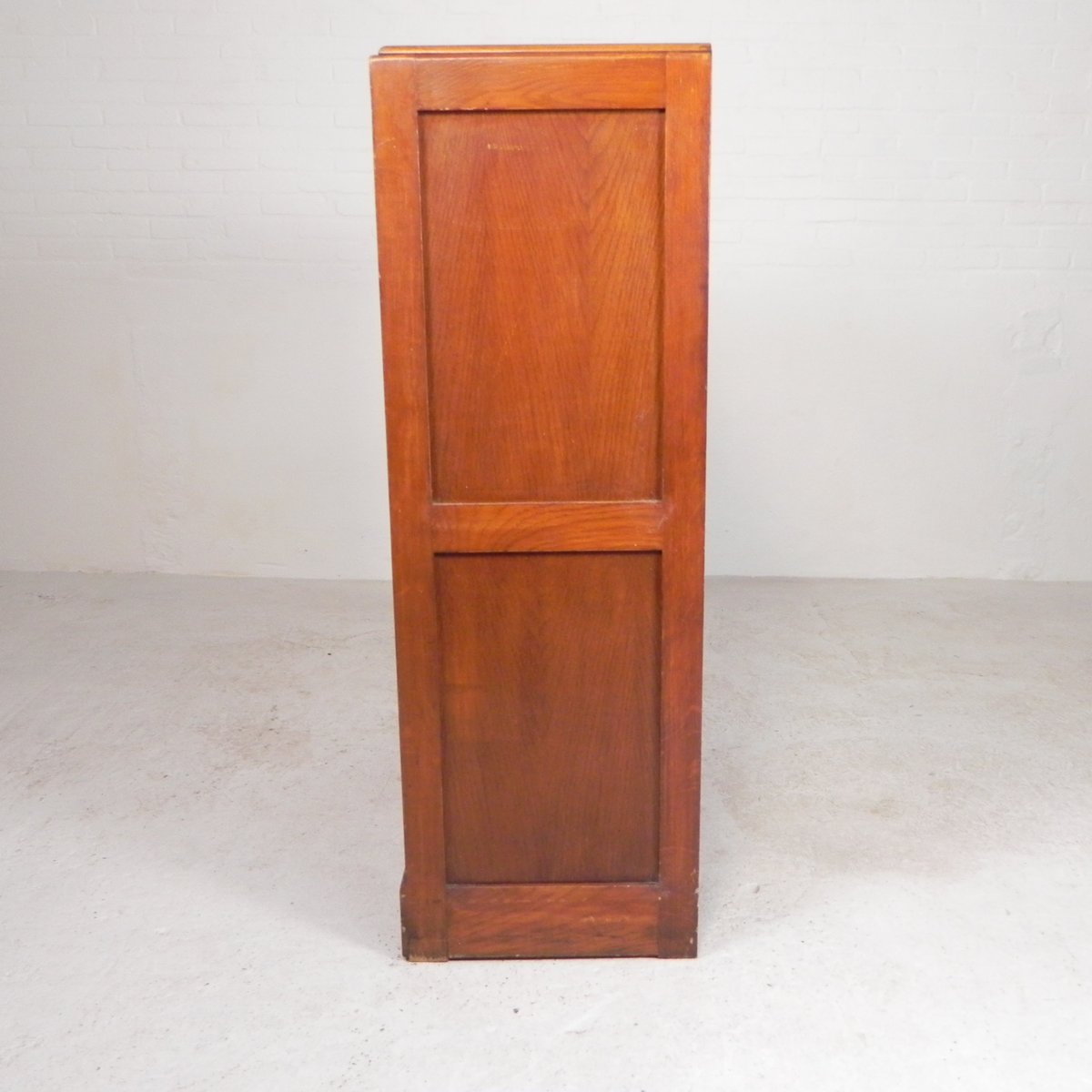 Oak Roller Shutter Box, 1950s for sale at Pamono