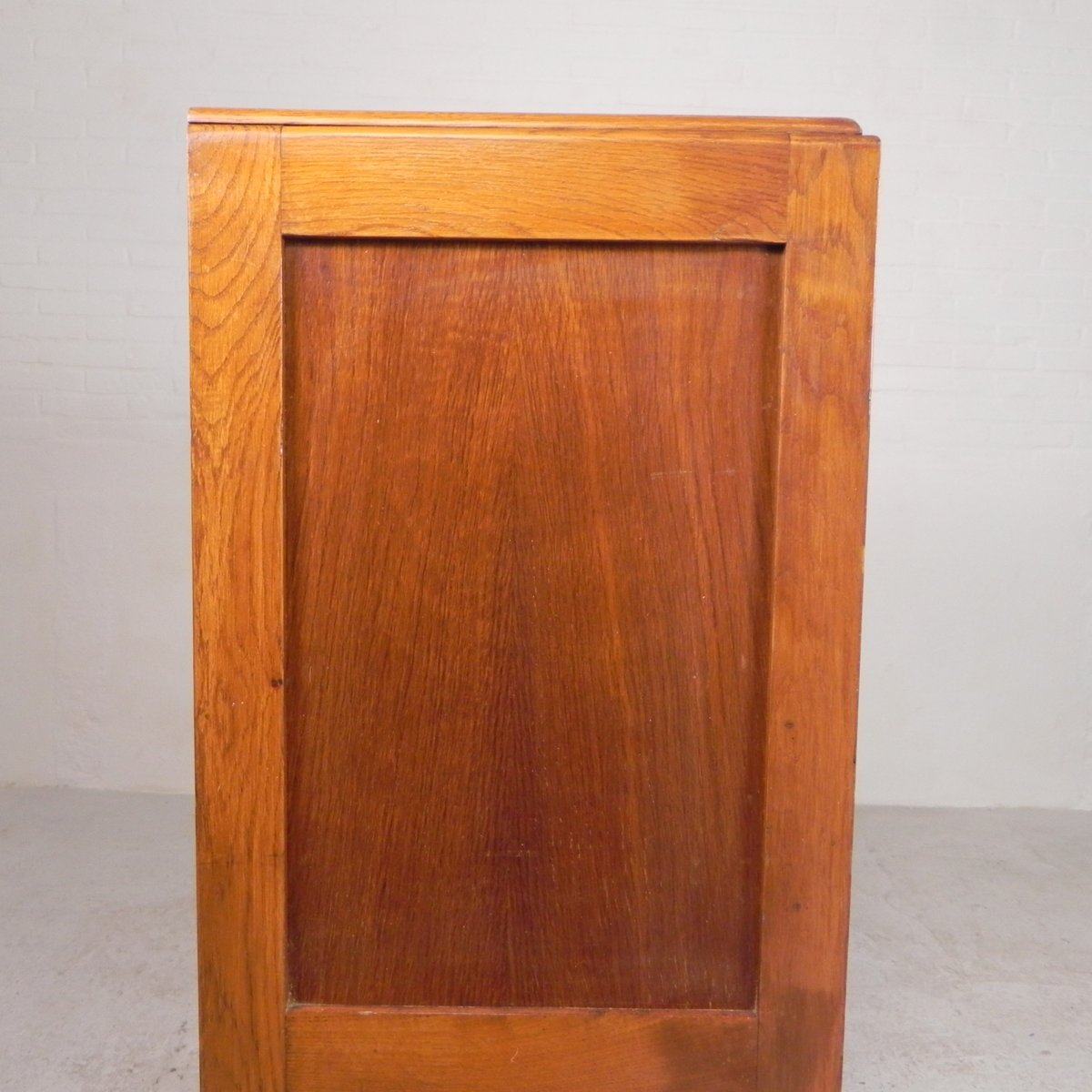 Oak Roller Shutter Box, 1950s for sale at Pamono