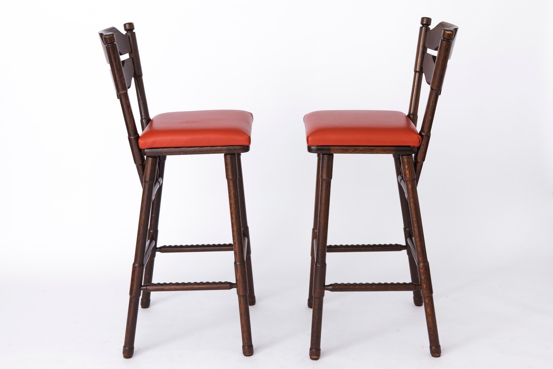 Set of Vintage German Bar Stools, 1980s for sale at Pamono
