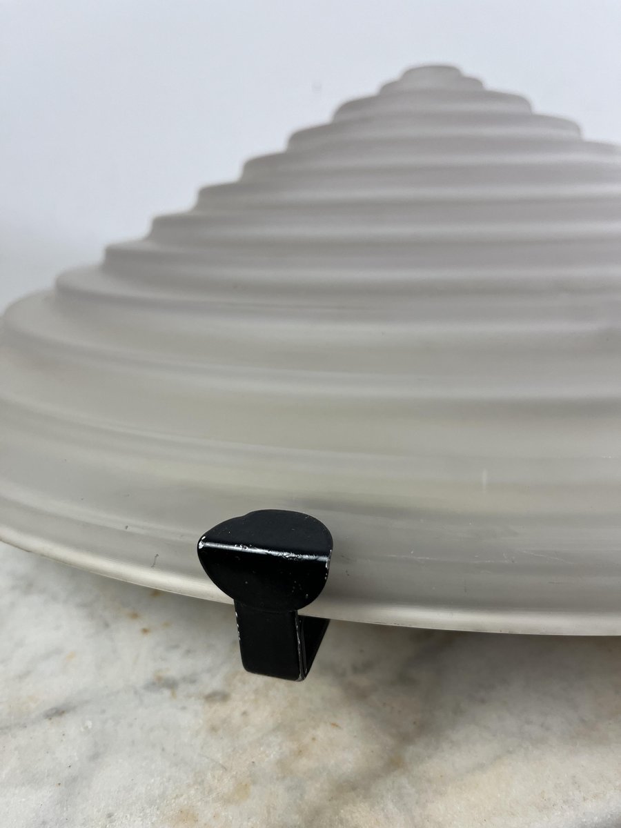 Large Italian Double Neon Ceiling Light, 1970s for sale at Pamono