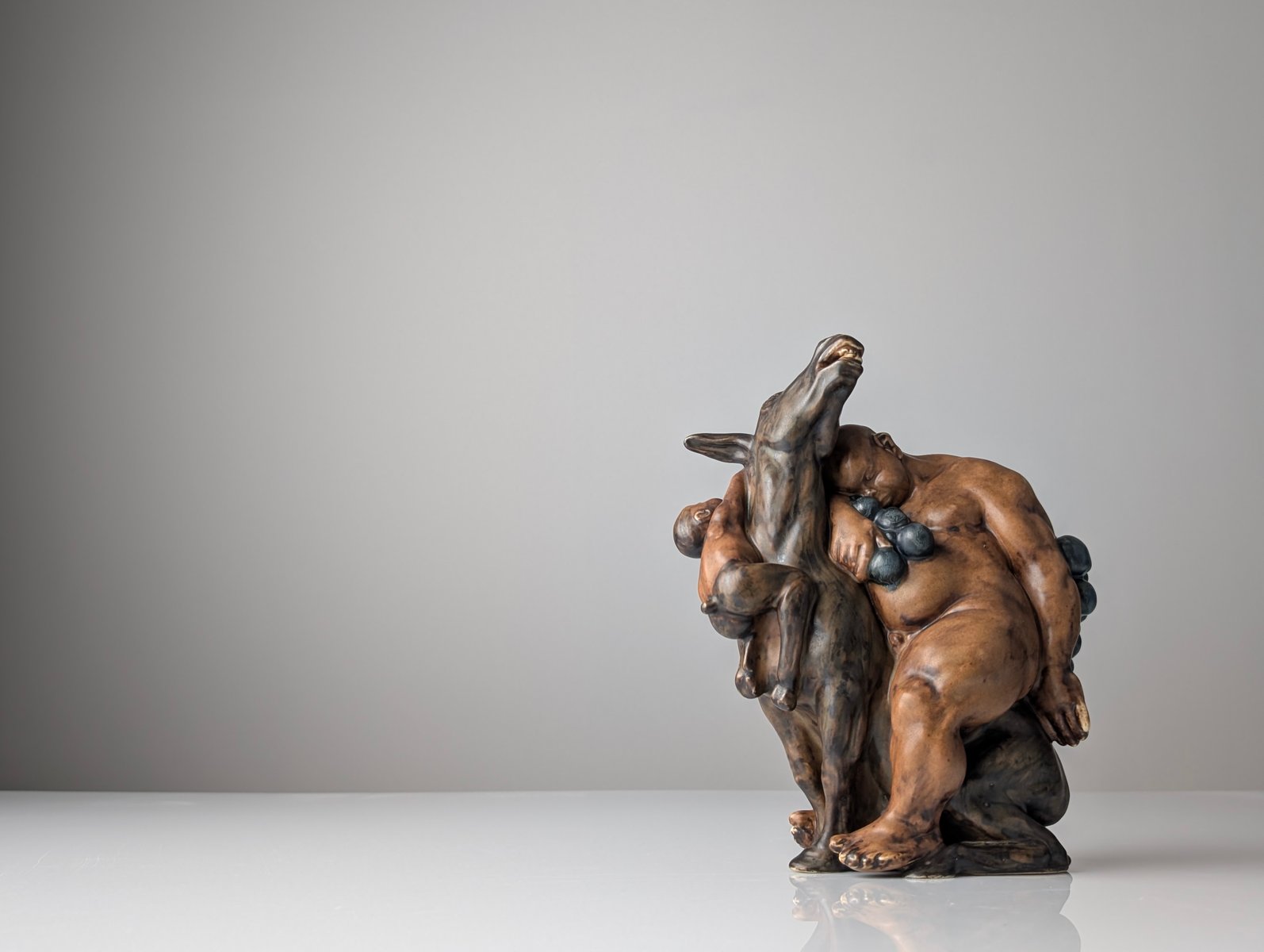 Sculpture of Bacchus and Satyr on Donkey by Kai Nielsen for Bing ...