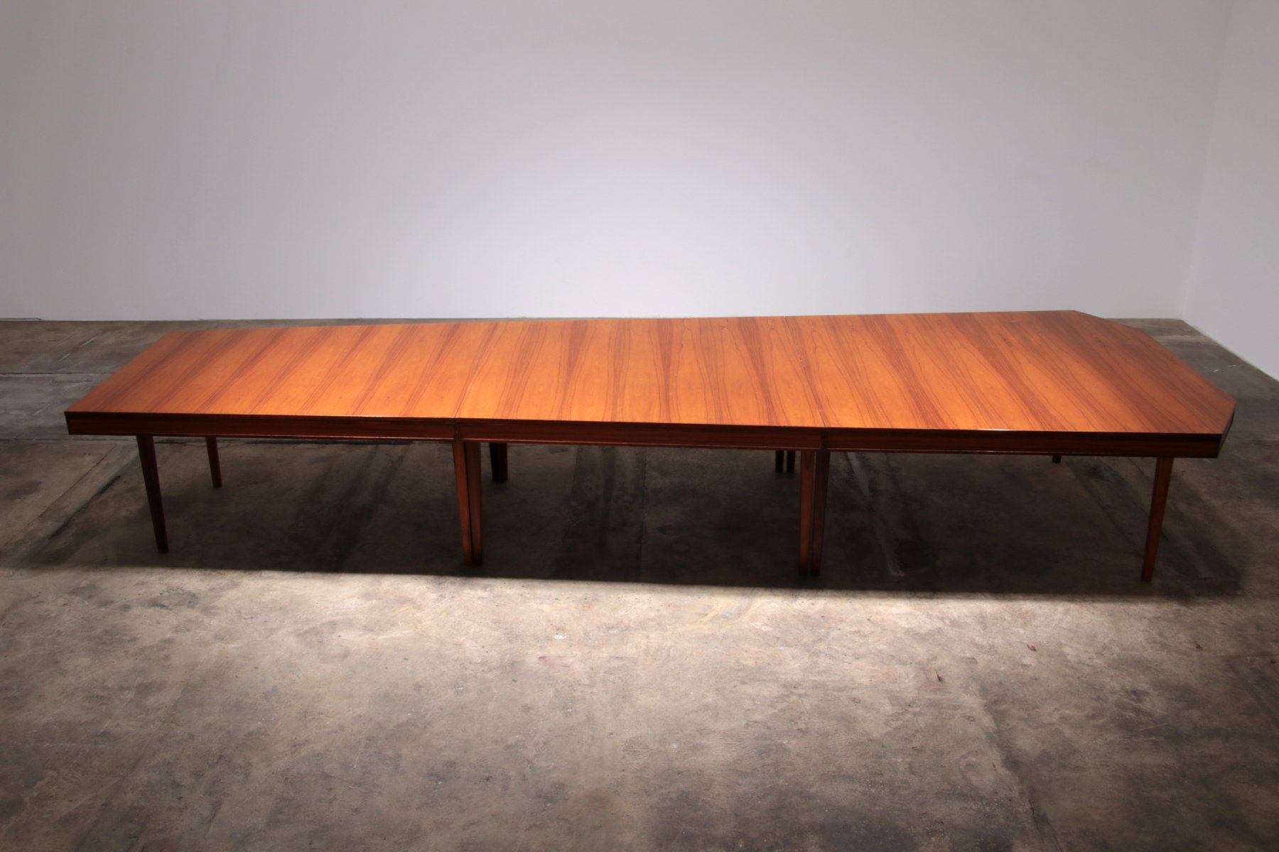 Mid-Century Teak Conference Board Table from Volvo Stockholm, Nk ...