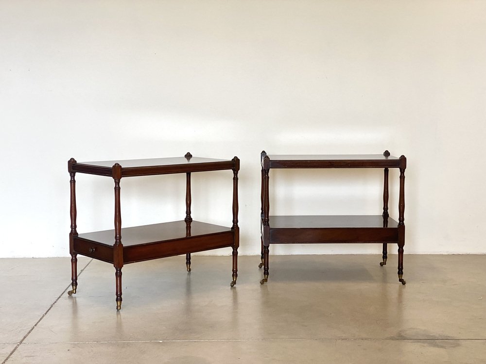 Mahogany Coffee Tables, 1960s, Set of 2 for sale at Pamono