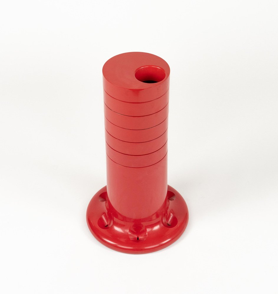 Red Pluvium Umbrella Stand by Giancarlo Piretti for Anonima Castelli ...