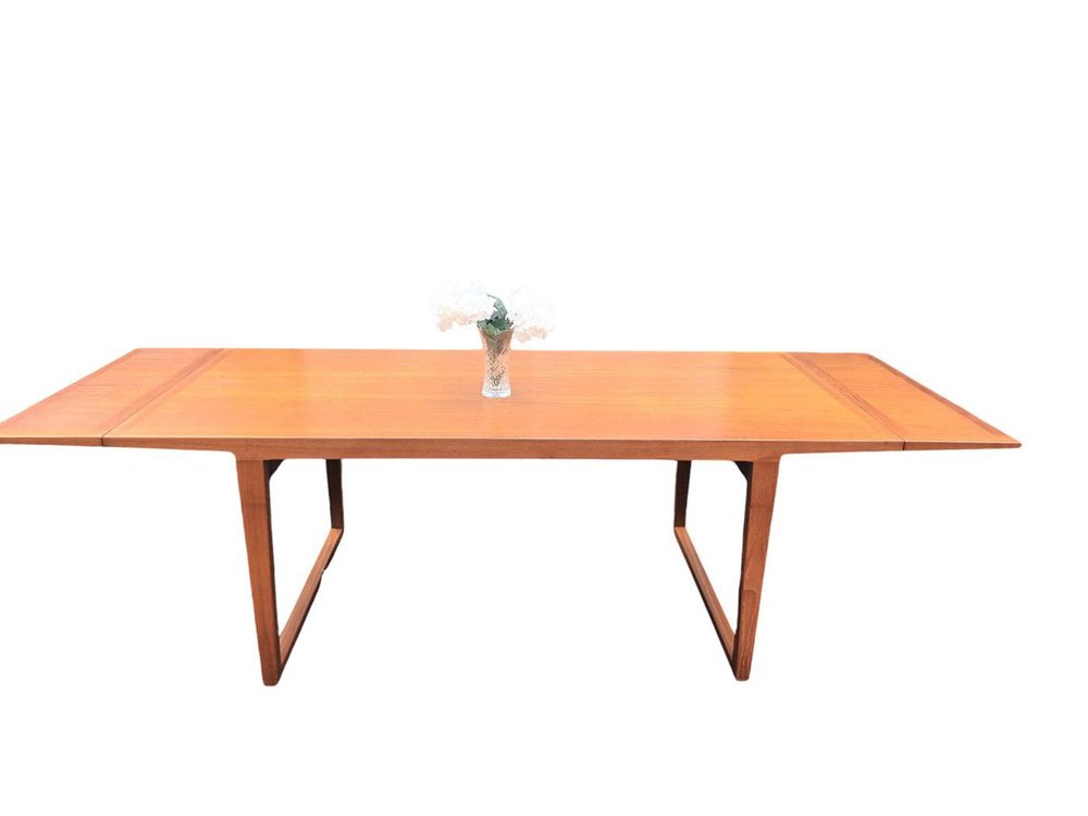Vintage Heals Dining Table with Drop Flap in Teak for sale at Pamono