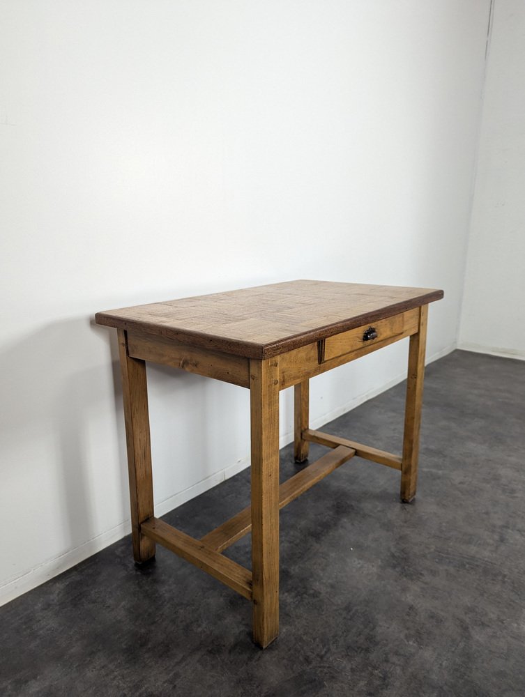 Rustic Desk Table in Wood for sale at Pamono