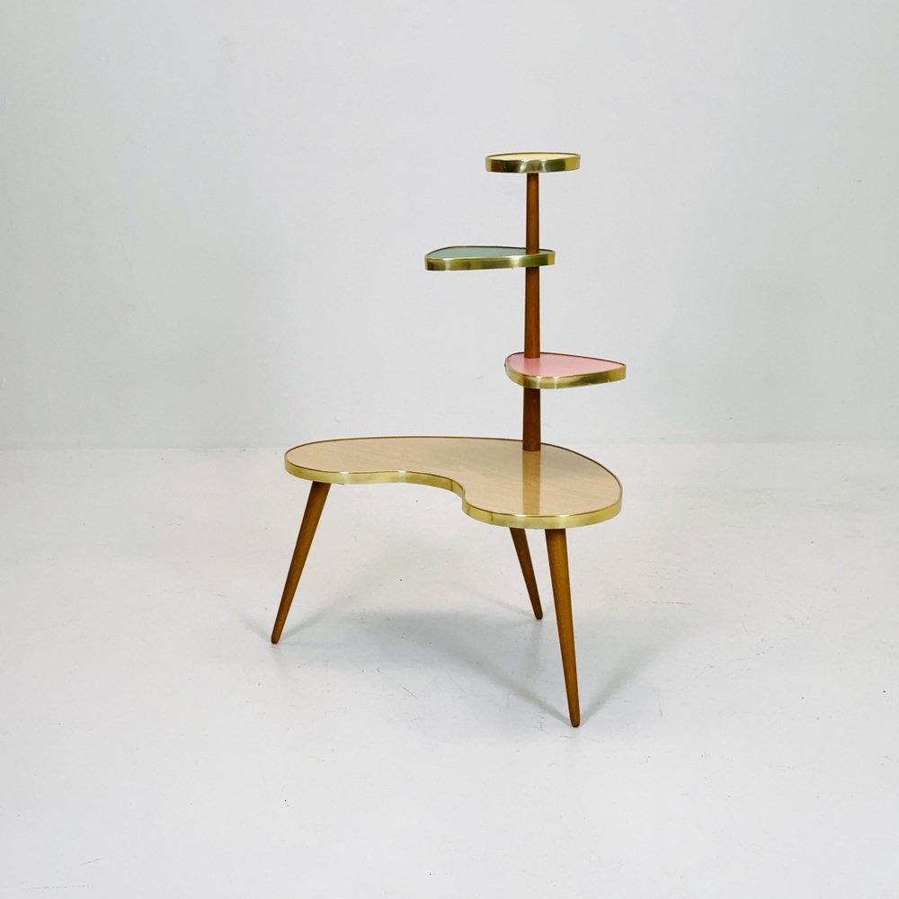 Large Mid-Century Minimalist Plant Stand, Germany, 1950s for sale at Pamono