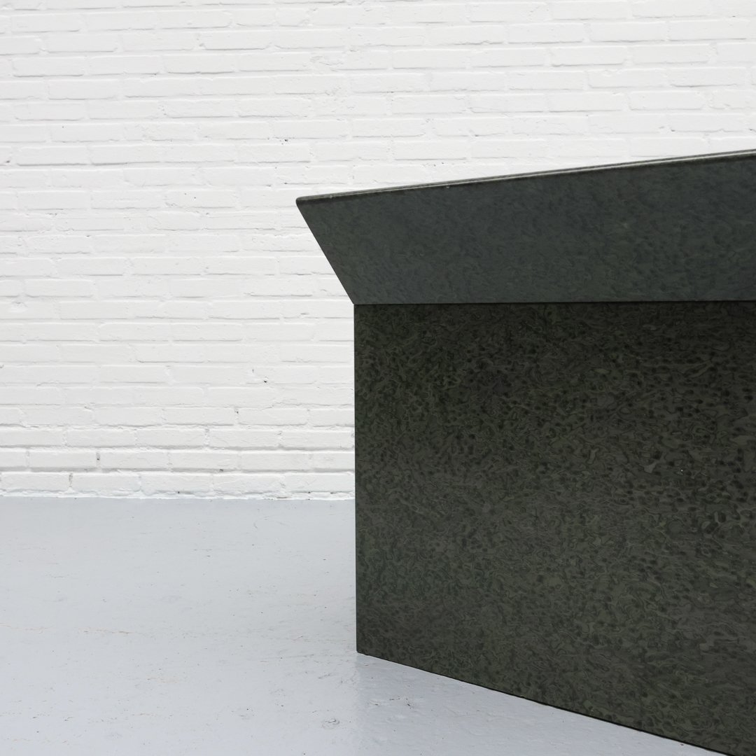 Executive Office Desk by F.A. Porsche for Castelli 1980s, Set of 2 for ...