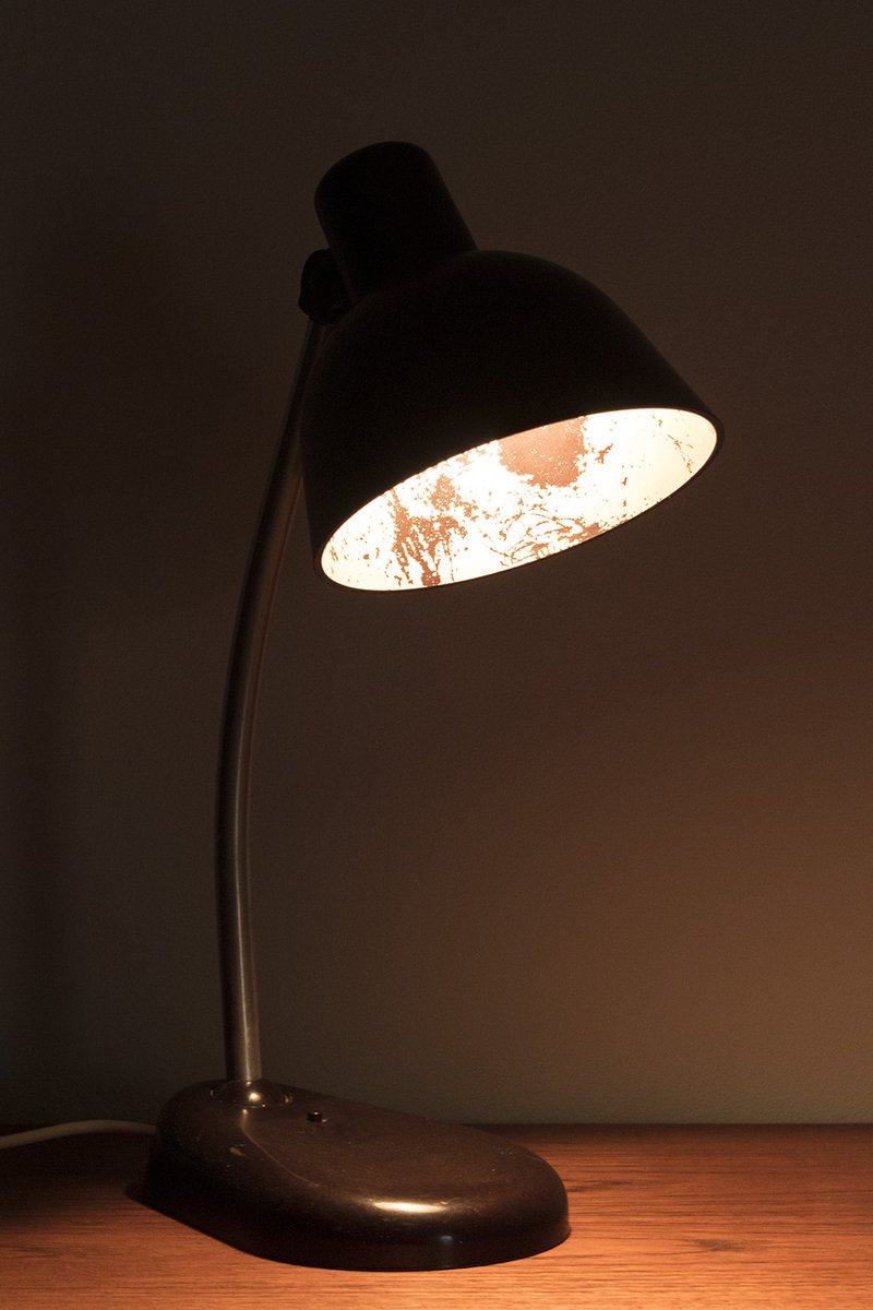 Brown Bakelite Desk Lamp for sale at Pamono