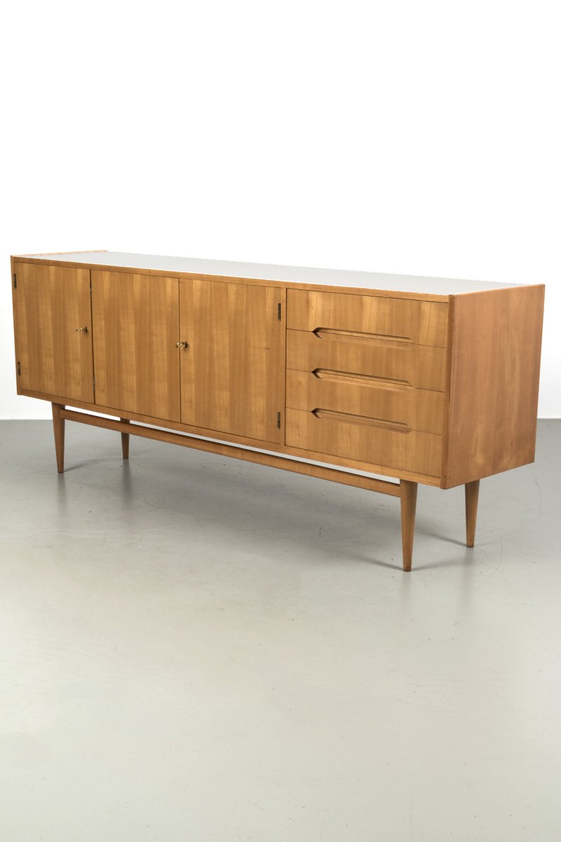 Vintage German Brown Sideboard for sale at Pamono