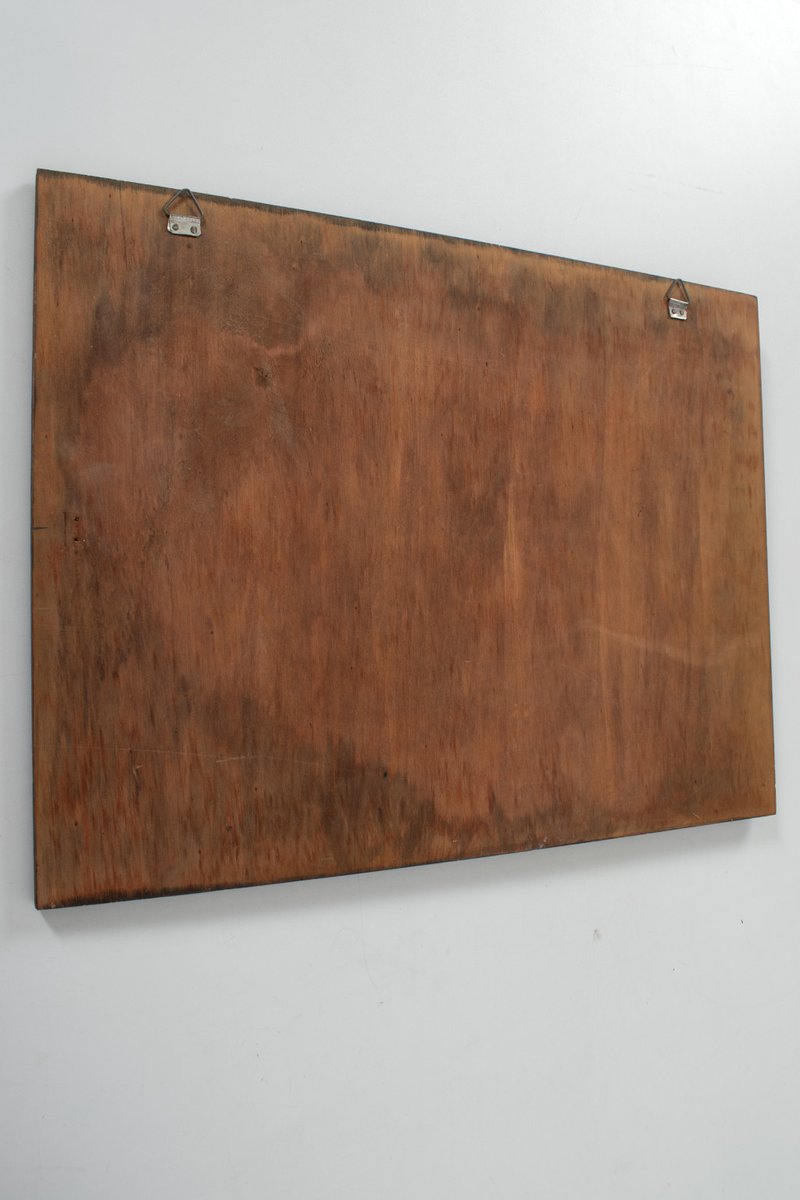 Vintage Tile Tableau with Wooden Frame for sale at Pamono