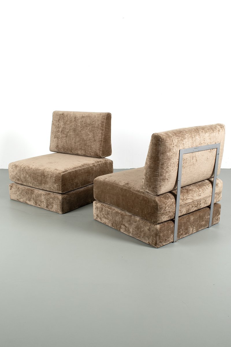 Set of Modular Lounge Chairs for sale at Pamono