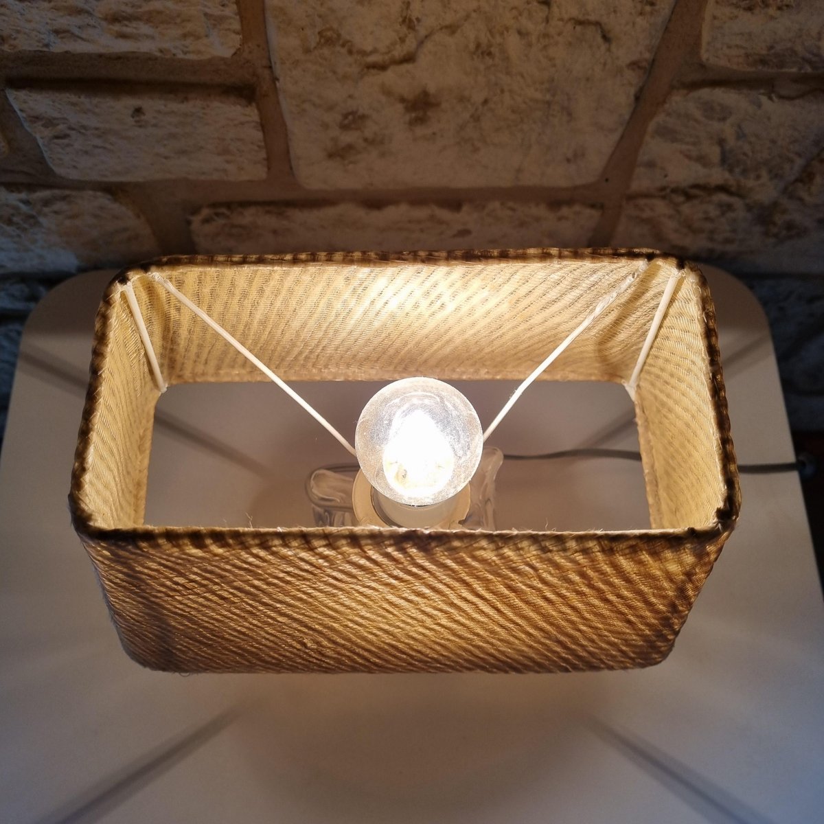 Vintage Desk Lamp by Jean Daum for Daum, France, 1960s for sale at Pamono