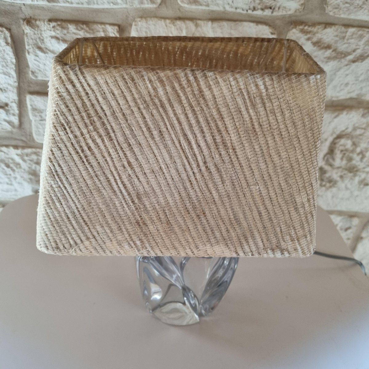 Vintage Desk Lamp by Jean Daum for Daum, France, 1960s for sale at Pamono