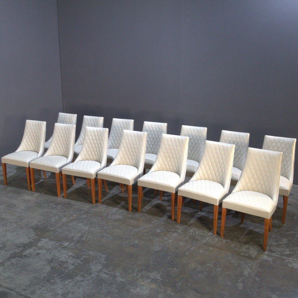 White Dining Chair by Malerba for sale at Pamono
