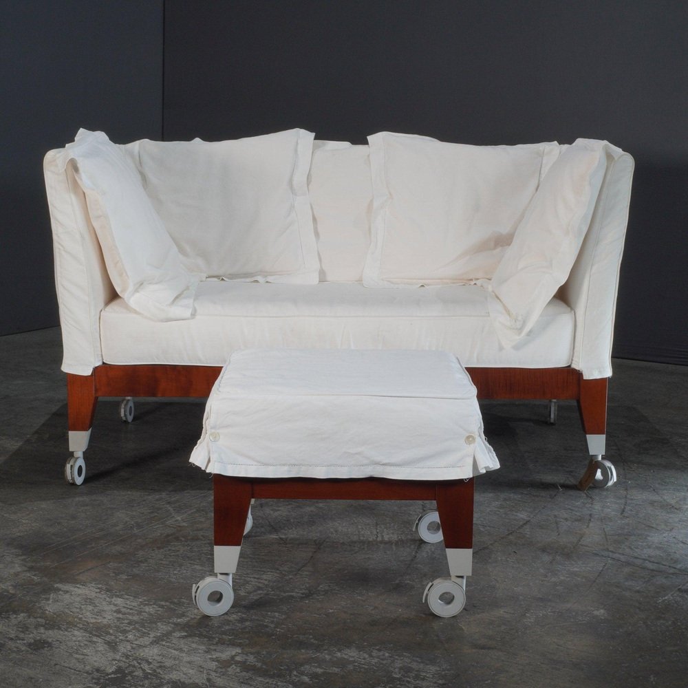 Neoz Sofa & Pouf von Philippe Starck für Driade, 1996, 2er Set bei ...