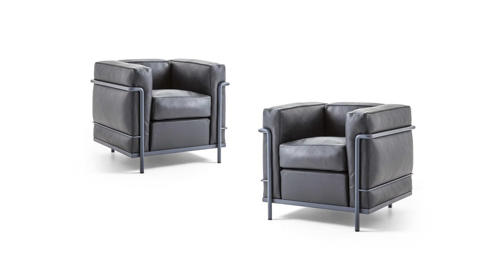 Set of High Comfort Armchair by Le Corbusier for sale at Pamono