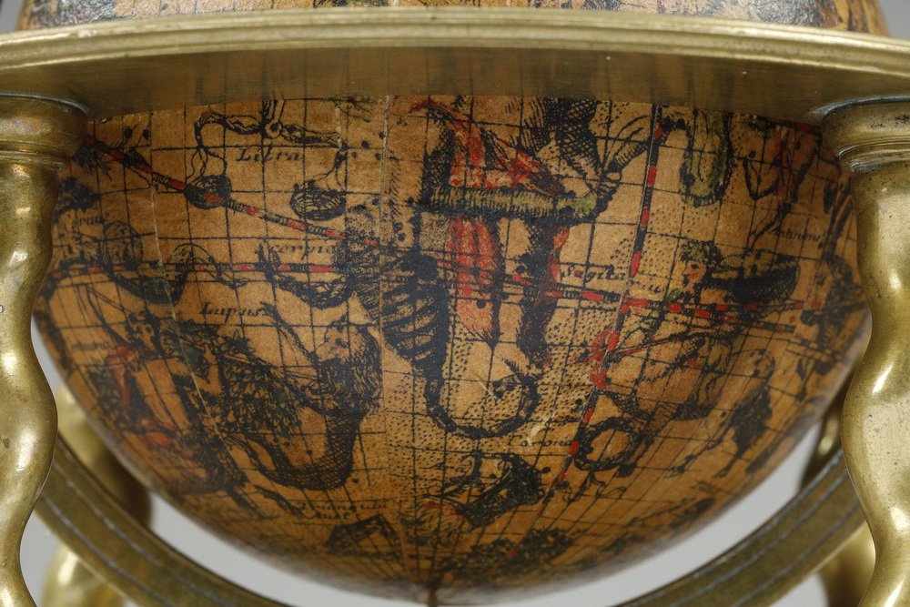 17th Century Celestial and Terrestrial Globes by Vincenzo Coronelli, 1697, Set of 2 for sale at ...