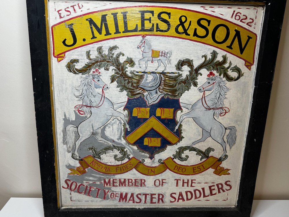 Late 20th Century British Equine Livery J Miles & Son Dorchester Hand ...