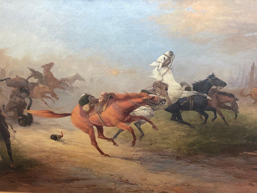 Edith Alice Simkins, Battaglia di cavalleria dei dragoni francesi della ...