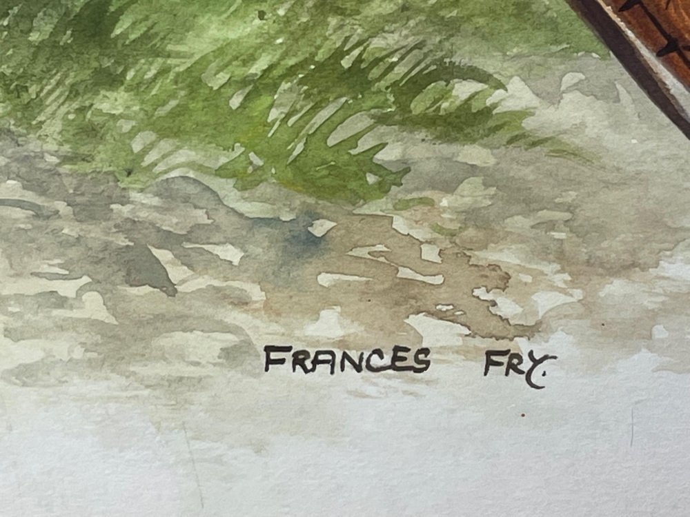 Frances Fry, Pheasants in Grassy Moors Minehead Somerset Study, 1970s ...