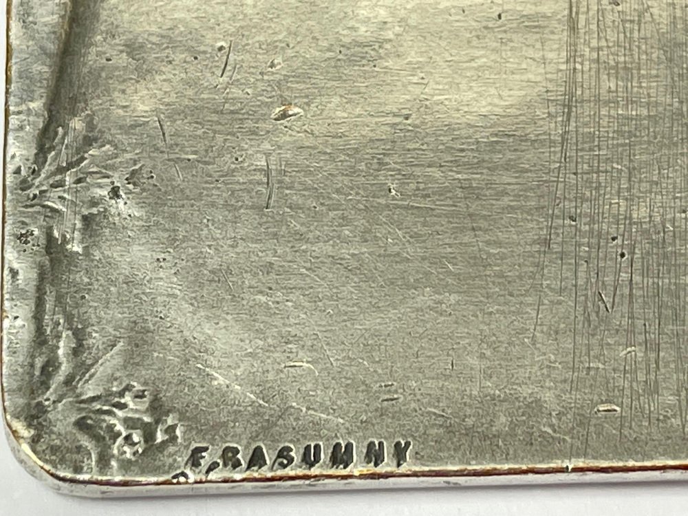 Small Art Deco Gloria Sculptural Plaque in Silvered Bronze by Felix ...