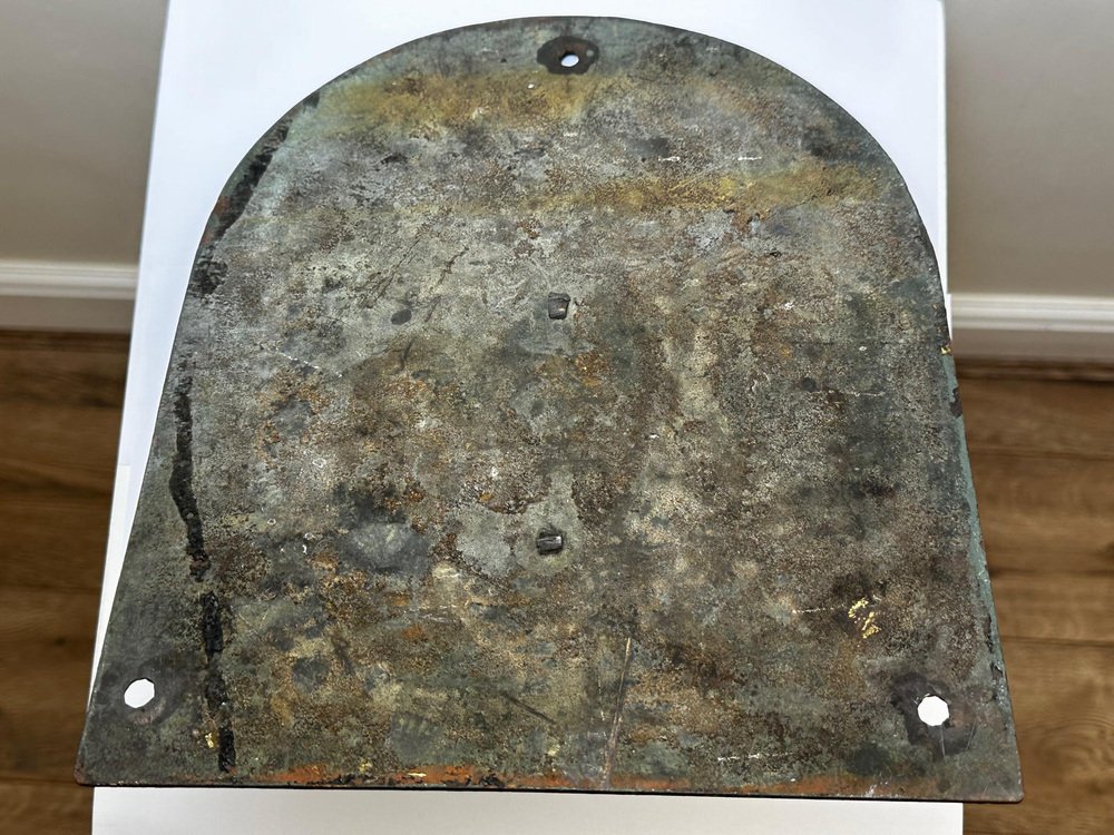 Small English Bronze Garden Sundial Plate with Verdigris Patina, 17th ...
