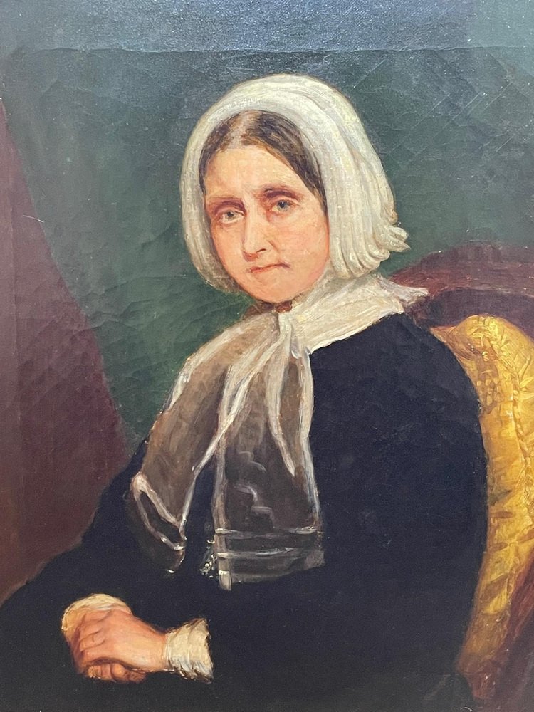 Portrait of Elisabeth Blomfield Nee Brasnett, Early 19th Century, Oil ...