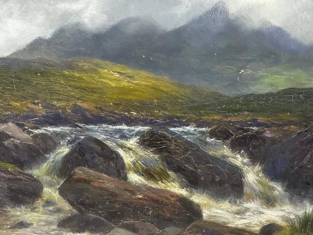 Louis Bosworth Hurt, Glen Sligachan Skye Scotland, 19th Century, Oil ...