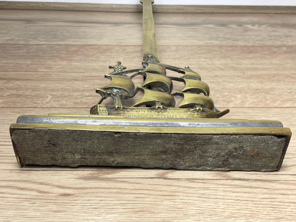 Englischer viktorianischer HMS Victory Schiffstürstopper aus Messing ...